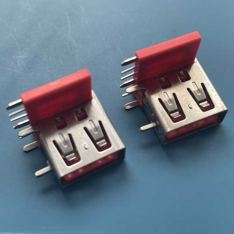 USB 5P side plug high current female socket 3A fast charging AF 2.0 ...