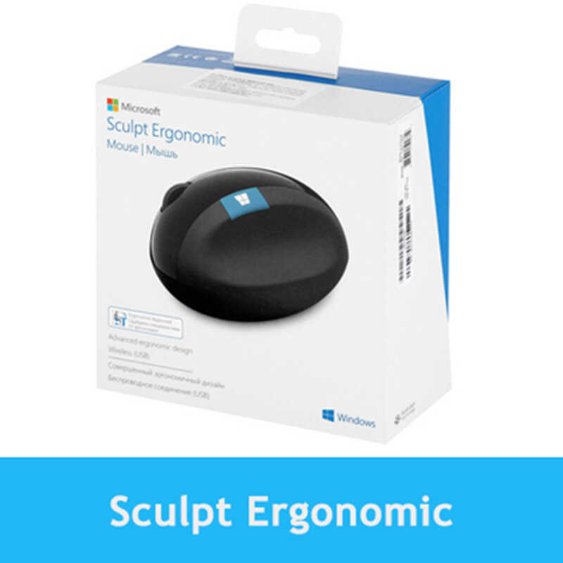 & Microsoft Sculpt Ergonomic Mouse Wireless Mouse With 2.4Ghz Blueshin ...