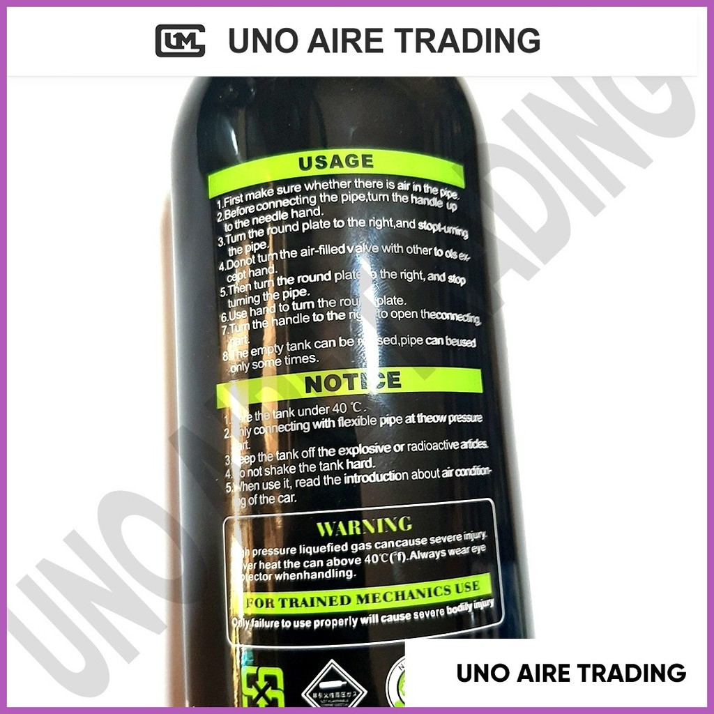 ♨ R134a FREON Refrigerant in can 300g POKKA with or without adaptor for ...