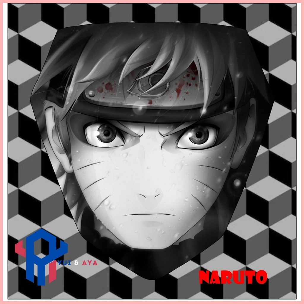 NMAX V1 V2 full visor laminated waterproof anime sticker - Naruto ...