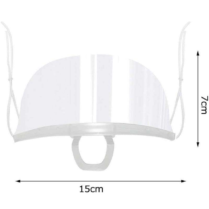 10Pcs Spit Guard Protector Sanitary Food Kitchen Mask Reusable ...