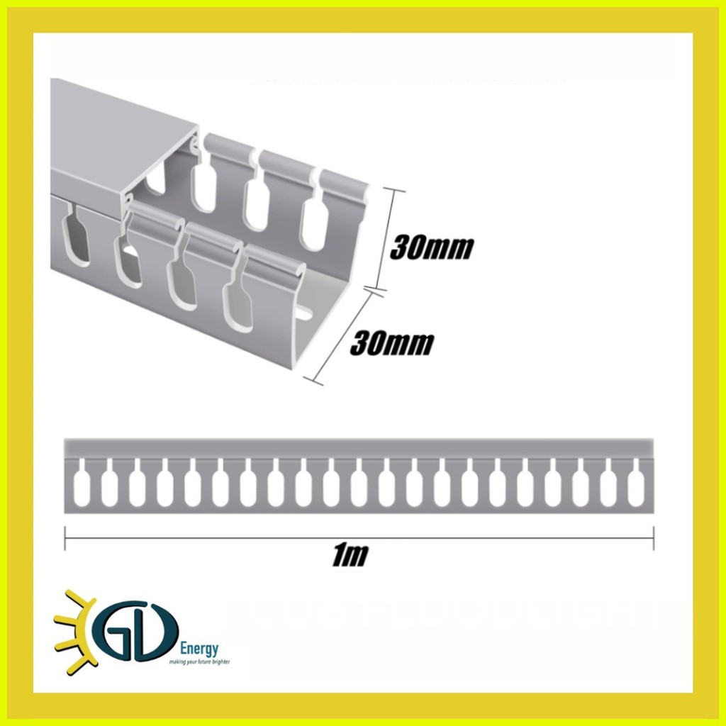 PVC Cable Tray Duct Slotted industrial management trunking protection ...