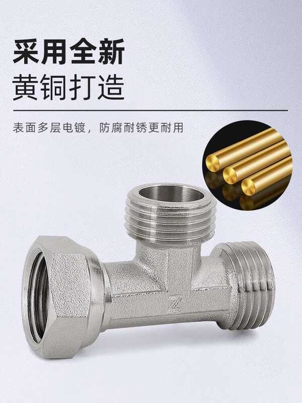 flexible Copper three-way joint distributor angle vae, inlet and outlet ...