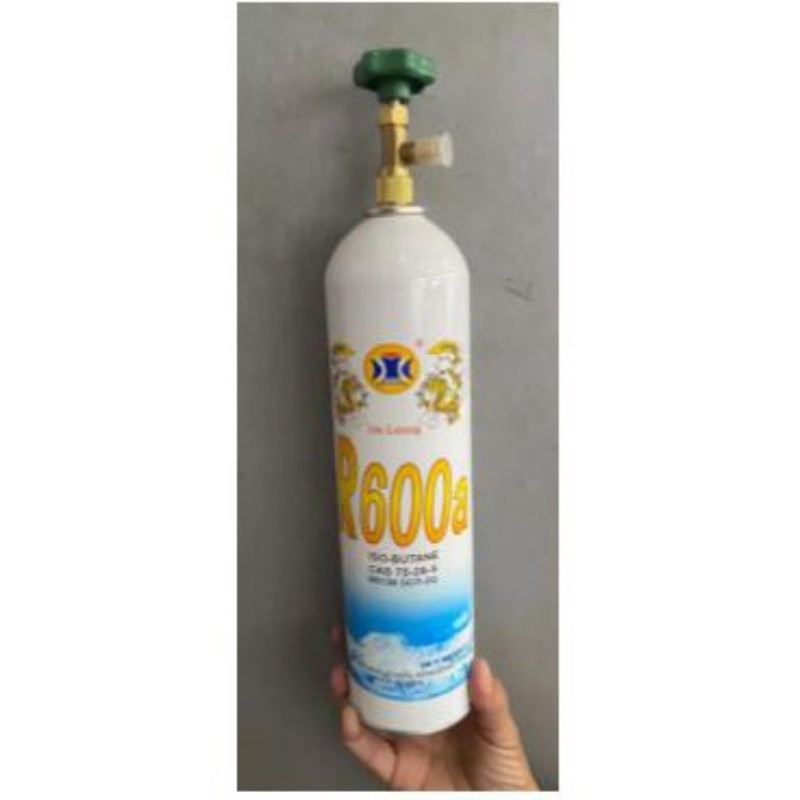 freon refrigerant R600a with tank valve 420g for refrigerator | Shopee ...