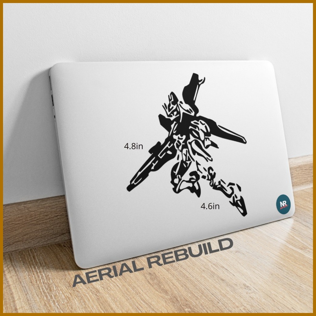 Gundam Aerial Rebuild Mobile Suit Witch From Mercury Vinyl Decal Anime ...