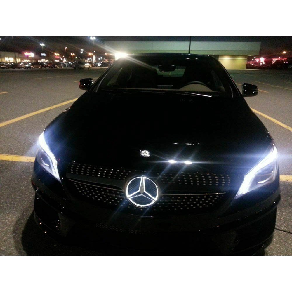 LED Light Front Grille Star Emblem Badge for Mercedes Benz 2005-2019 ...
