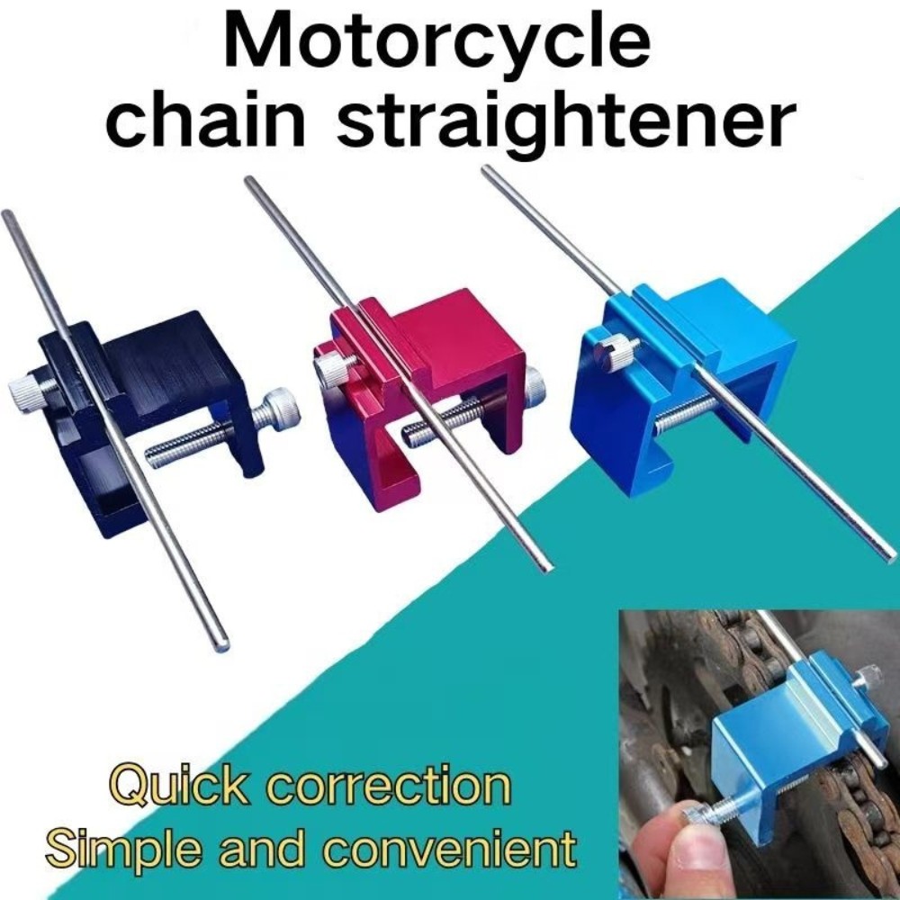 Motorcycle Chain Alignment Tool - For Up To 28mm Chains - Sprocket ...