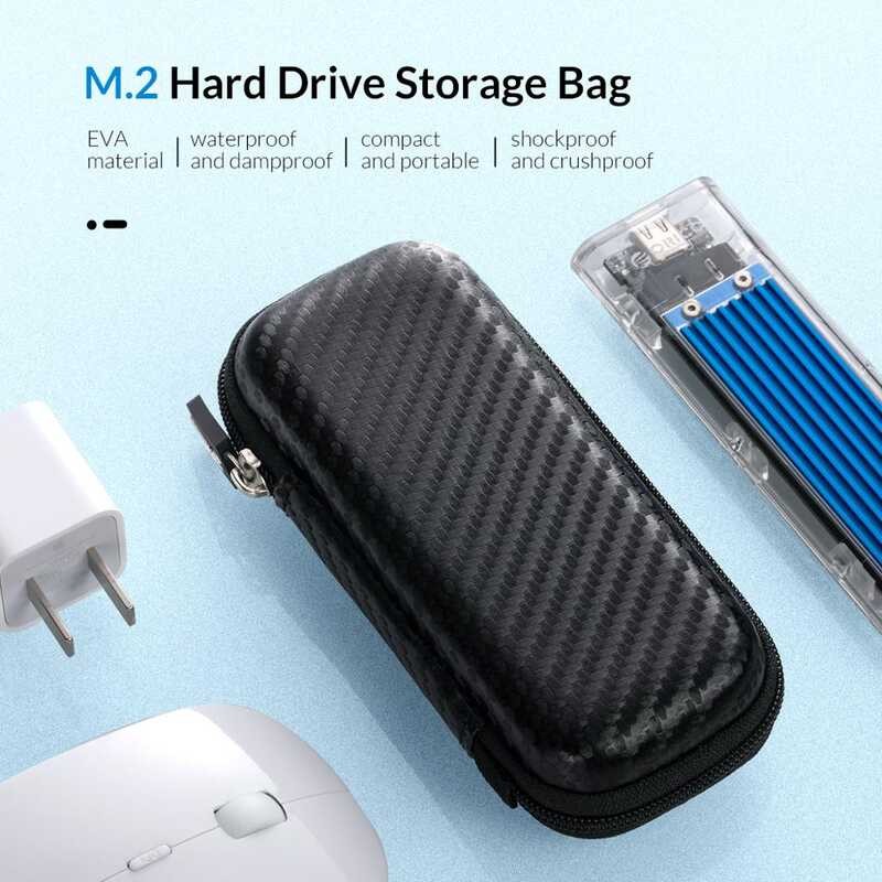 M.2 ORICO EVA Portable SSD Storage Protection Bag For External M2 Nvme ...