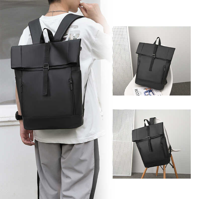 Cb New Station Mouth For Men, Business And Leisure Backpack, Top Roll ...