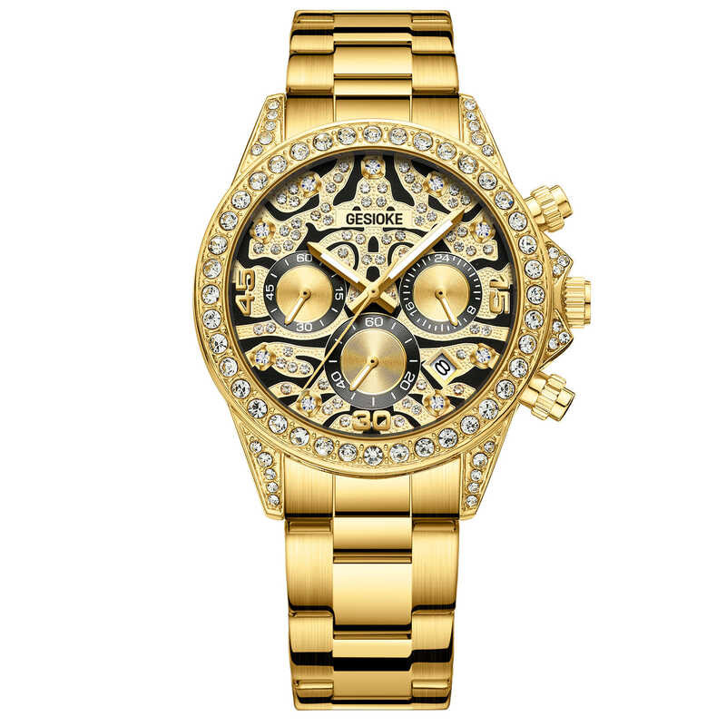 2024 New Fashionable Tiger Di Steel Belt Cross Border High End Calendar ...