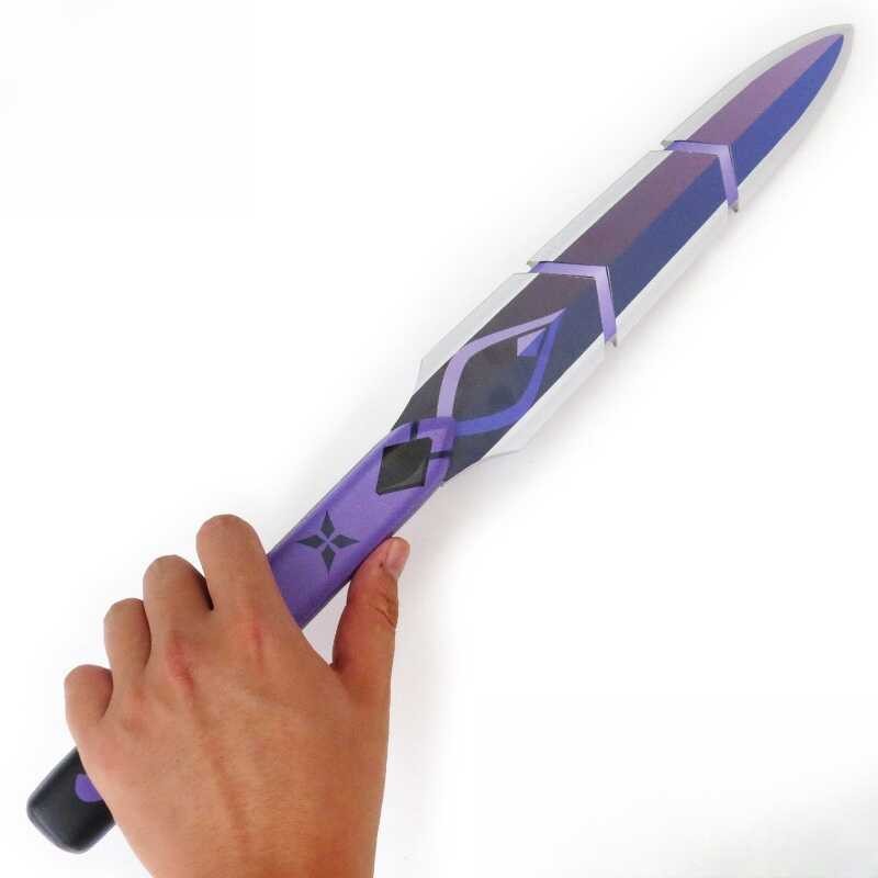 Kuki 50cm Shinobu Sword Cosplay Prop Genshin Impact Real Size Ninja ...