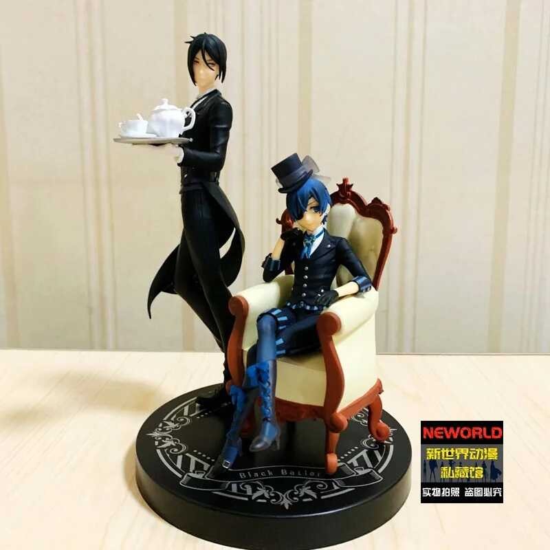 Butler Black Ciel Phantomhive Sebastian Michaelis Set Action Figure ...
