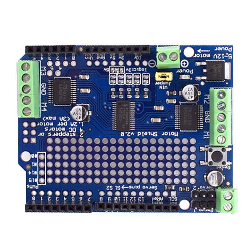 I2C IIC TB6612 Mosfet DC Stepper Motor Module Board PCA9685 Servo ...