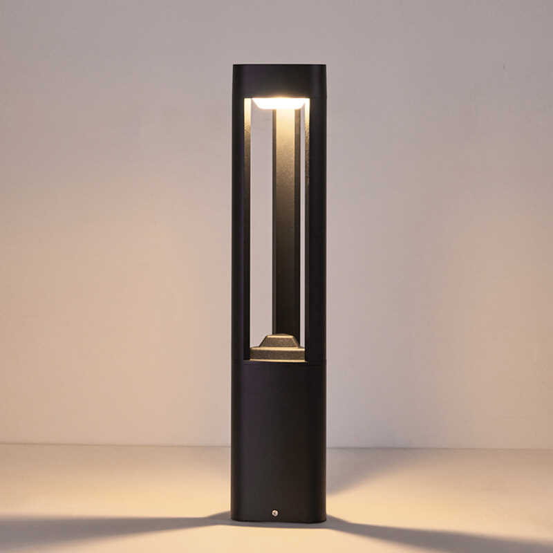 A49 Modern Lawn LED Column Outdoor Lighting Fixtures, Garden Villas ...