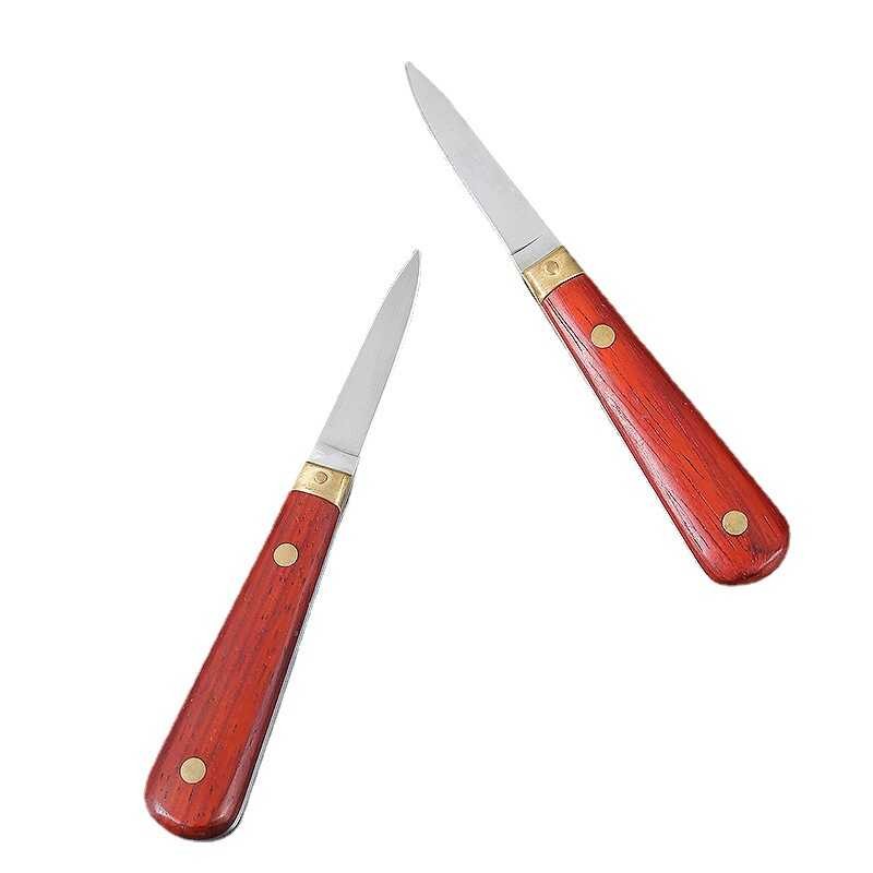 Oyster Knife, Oyster Opener, Oyster Barbecue Tool, Thick Wooden Handle ...