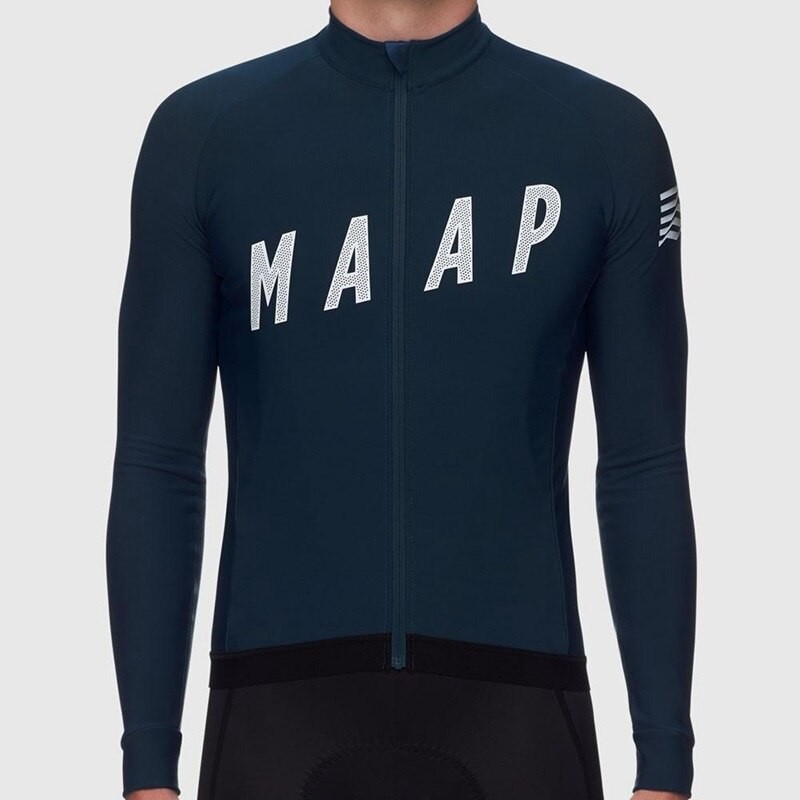 in stock MAAP Men Bicycle Long Sleeve Cycling Jersey Clothing Pro Team ...