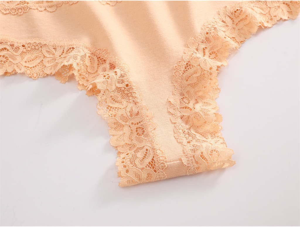 Take Talk Women T-back Lace Panty 3PCS Sexy Thong Low Waist Underwear ...