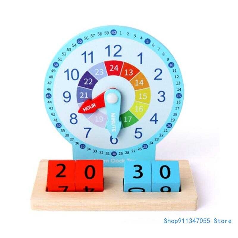 Montessori Children Teaching Aids Primary School Cognitive Model Clock ...