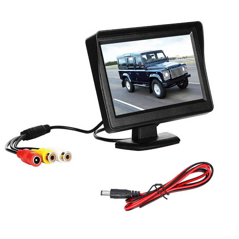 DC ABS 9V-36V 4.3 Inch TFT LCD Rearview Monitor Rear View Reversing ...