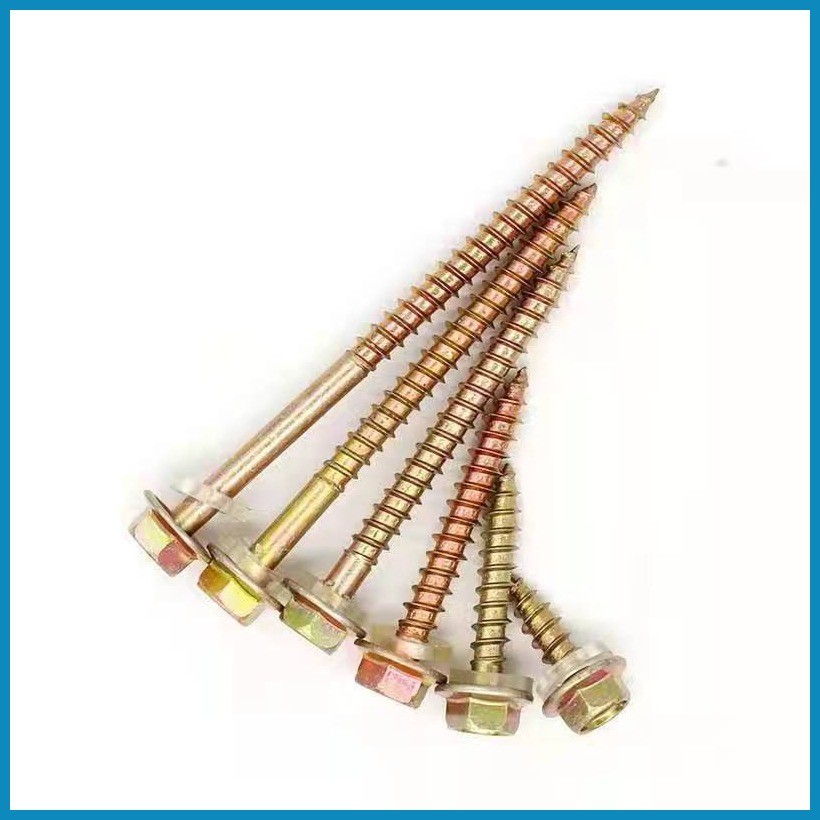 (100pcs) Tex Screw for metal for wood 1,11/2, 2, 2 1/2,3,4,5inch ...