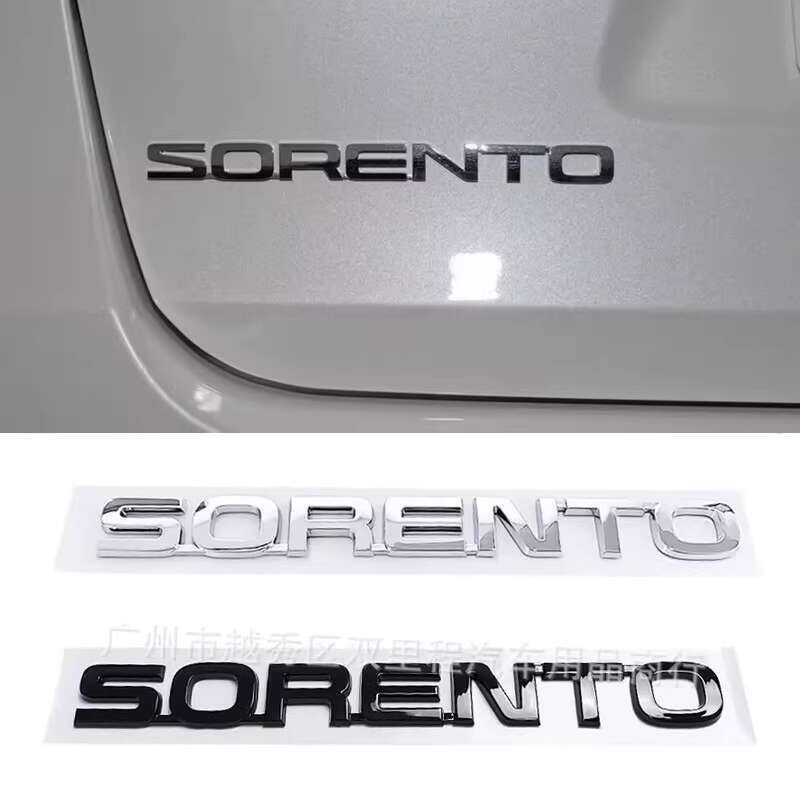 Applicable Kia Sorento Logo SORENTO Tail Logo Trunk English Letter Car ...