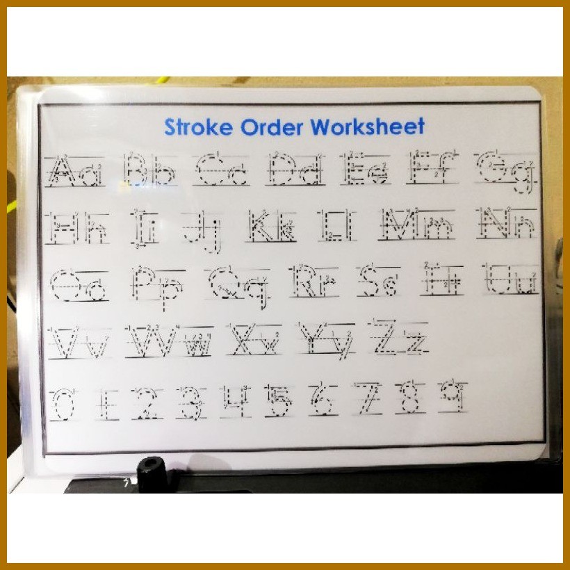 Practice Writing A4 Chart (Back to Back Print) | Shopee Philippines
