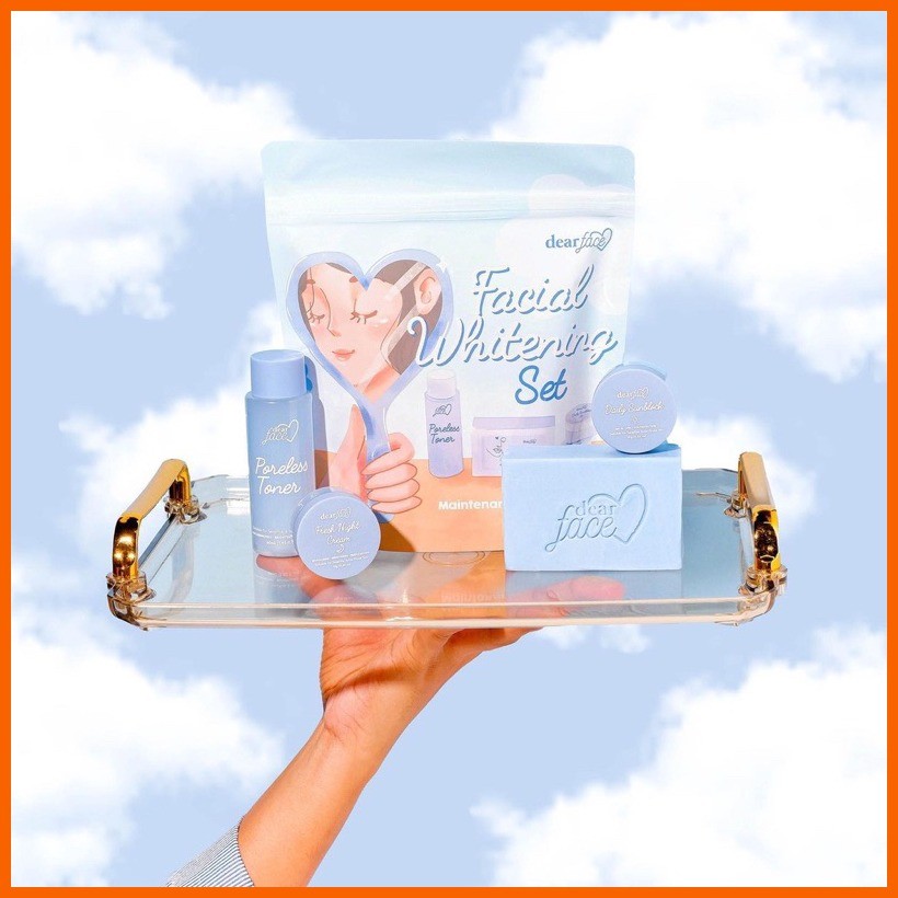 Dear Face Facial Whitening Set (New Packaging) | Shopee Philippines