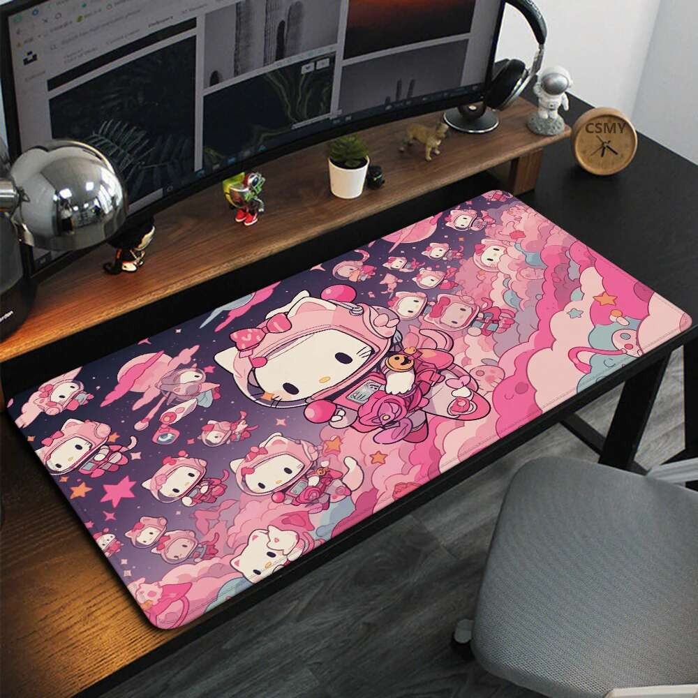 MINISO Sanrio Cartoon Hello Kitty Mouse Pad Computer Laptop Gaming ...