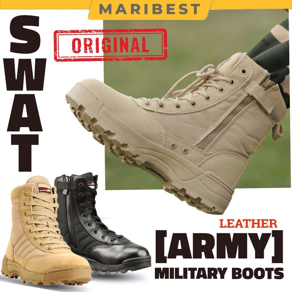 Combat Swat Army Unisex Outdoor Tactical Boots Swat Boots Combat Boots ...