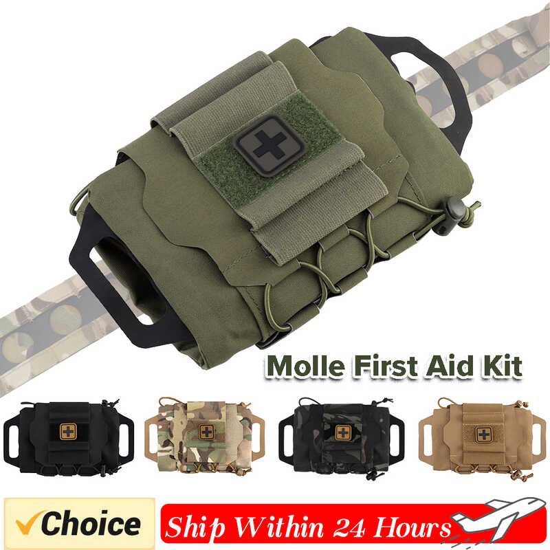 Outdoor Tactical Kit shoppe Bag IFAK Kits MOLLE Medical Pouch Rapid Deployment First-Aid s ...