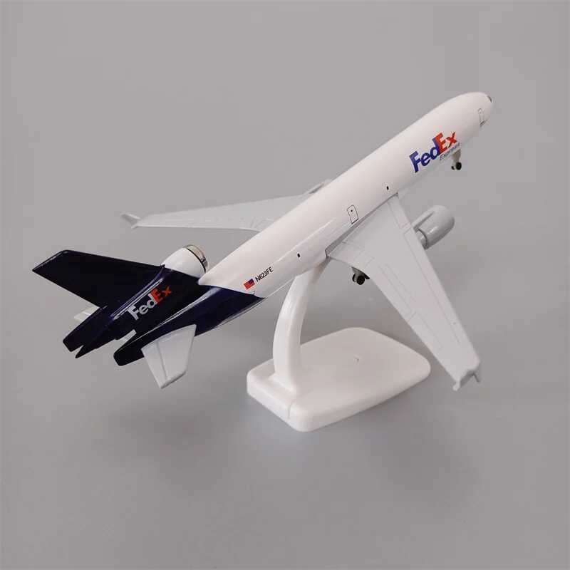 20Cm & Alloy Metal Air Fedex Express Aires MD Md-11 Diecast Airplane ...