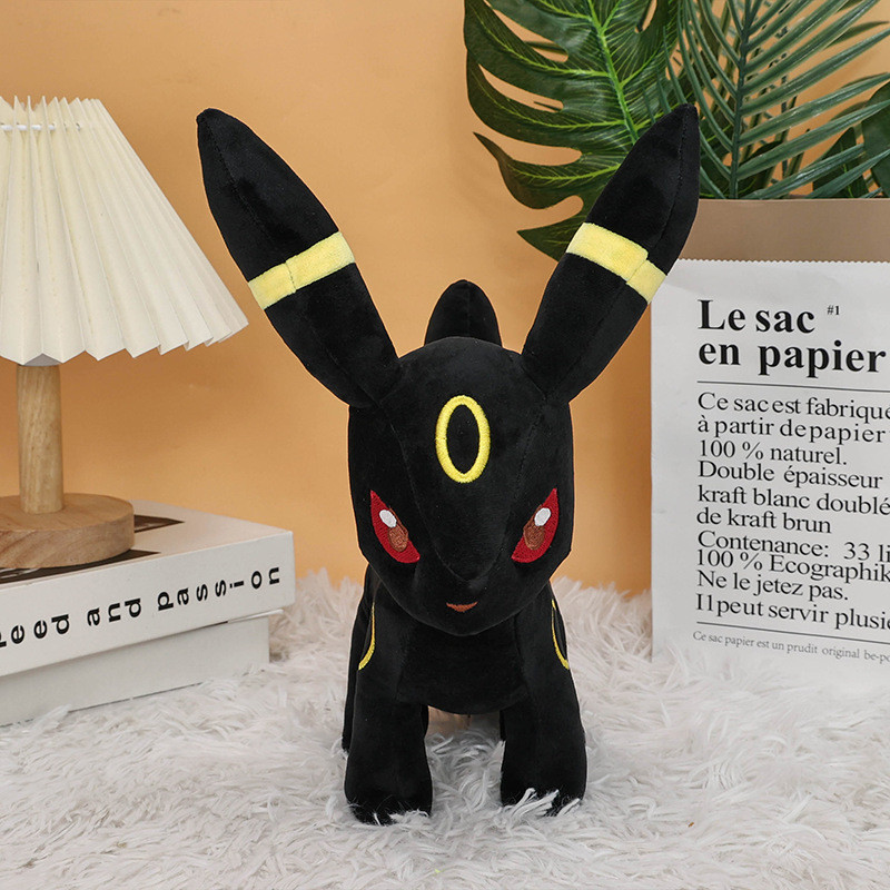 30cm Large Size Pokemon Sitting Posture Eevee Water Eevee Fire Eevee ...