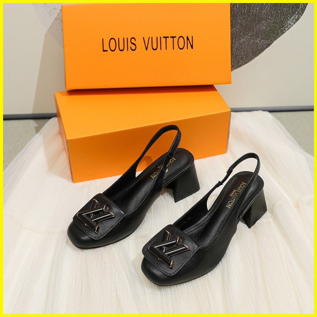 ⚽︎ COD L@V heels sandals for women high quality with box L-002 | Shopee ...