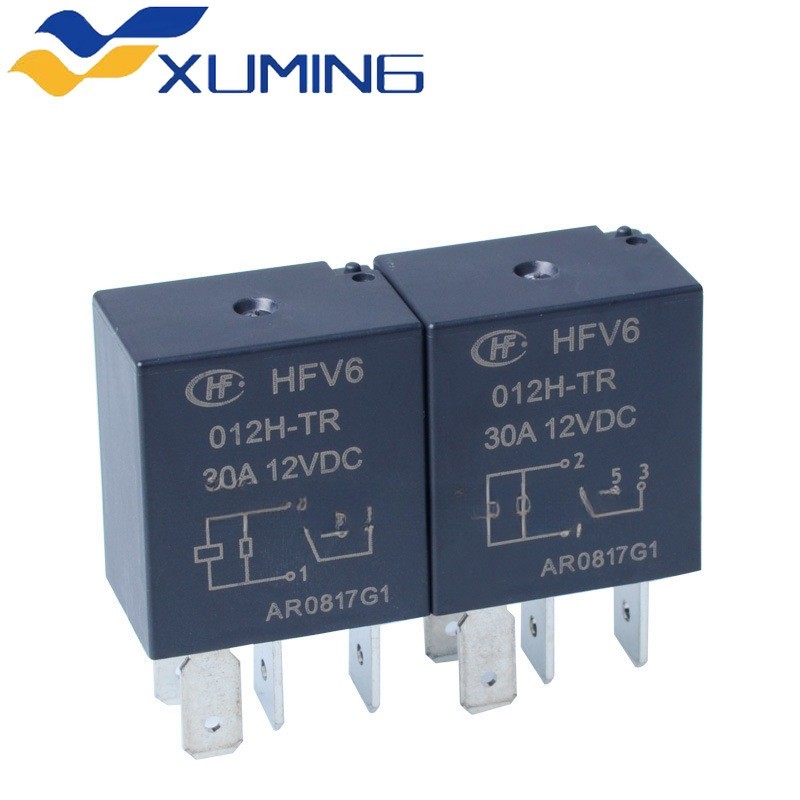 4-pin Car Relay HFV6-012H-TR 12V Car Relay Headlight Fan Air ...