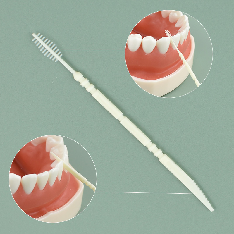 1 can/3 cans Double-Head Interdental Brush Teeth Cleaning Picks Oral ...