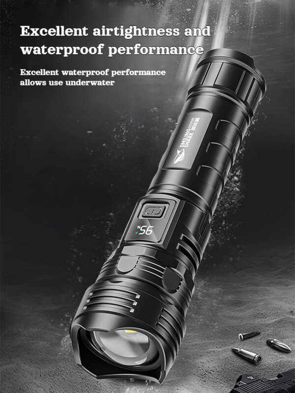 Telescc 3 65 Zoom Flashlight Fourspeed Adjustable Multifunction ...