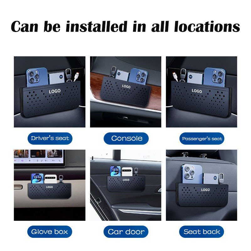 Subaru Portable Perforated Storage Bag Adhesive Leather Trash Can Large ...