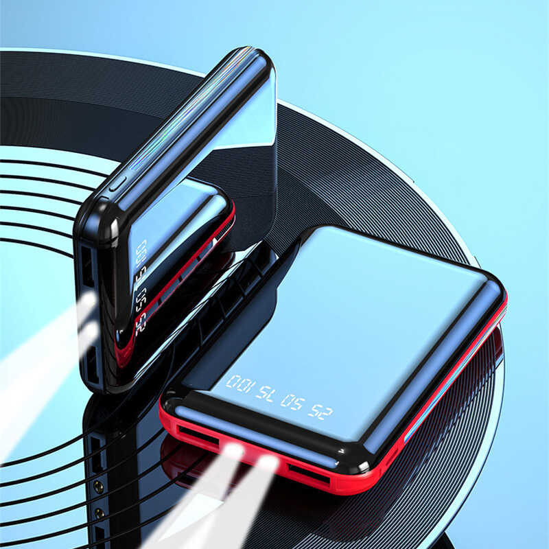 Power 20000Mah Mini Bank Portable Charger External Battery Pack ...