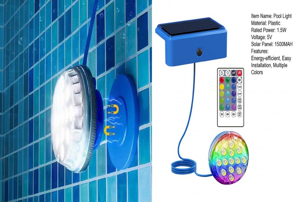 Pool Lighting with Automatic On/off Feature Underwater Pool Lights with ...