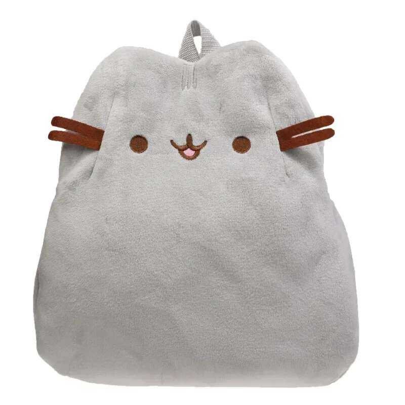 New Pusheen Cat Backpack Girl Cute Knapsack Kawaii Schoolbag Cartoon ...