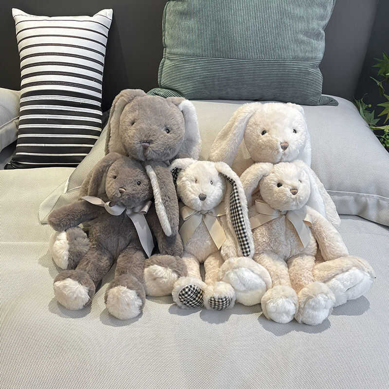 Cute Lop Rabbit Plush Toy Soft Stuffed Long Ears Bunny Doll Funny Baby's Sleeping Companion ...