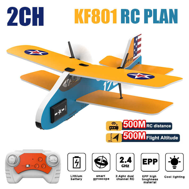 Kf801 RC Plane Stunts Plane 2.4G Radio Control Glider Remote Control ...
