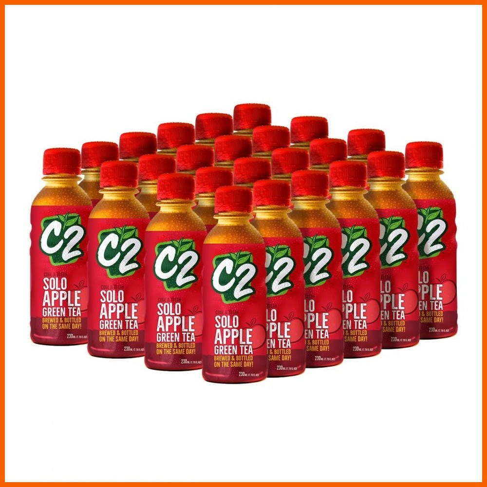 C2 Solo Green Tea Apple 230ml x 24s | Shopee Philippines