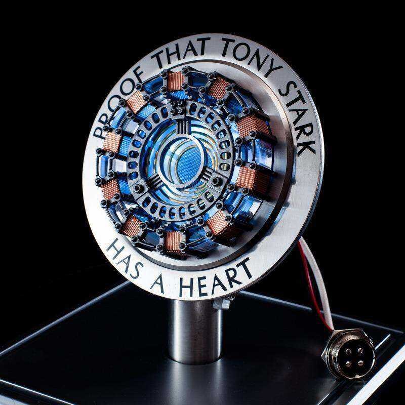 Man Avenger Iron 1 Arc Reactor Tony Stark Heart Of Mark Figure Led ...