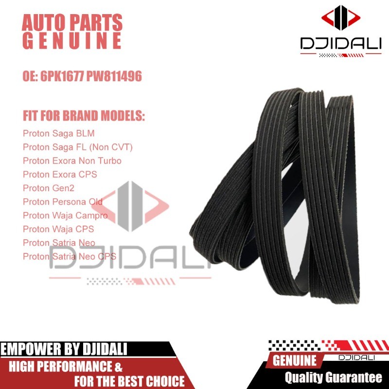 New Timing Belt 6PK1677 For Proton Persona Gen2 Saga BLM Saga FL Exora ...