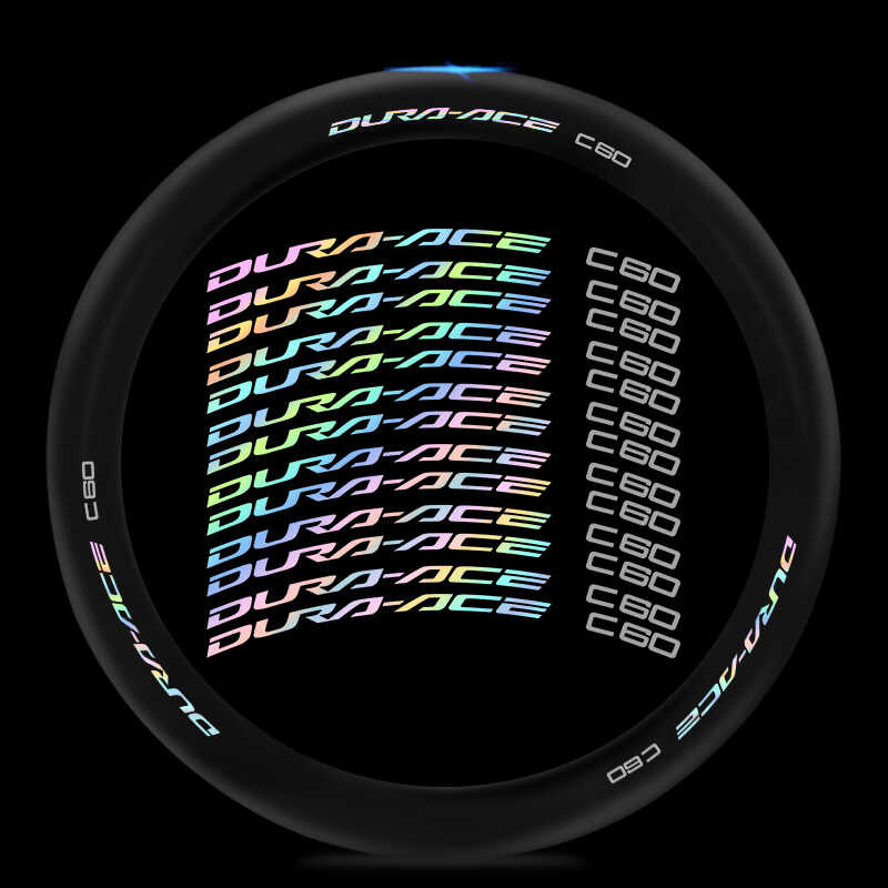 Road 4 Bike Wheels Sticker R9270-Dura-Ace C60 Wheelset Stickers Bicycle ...