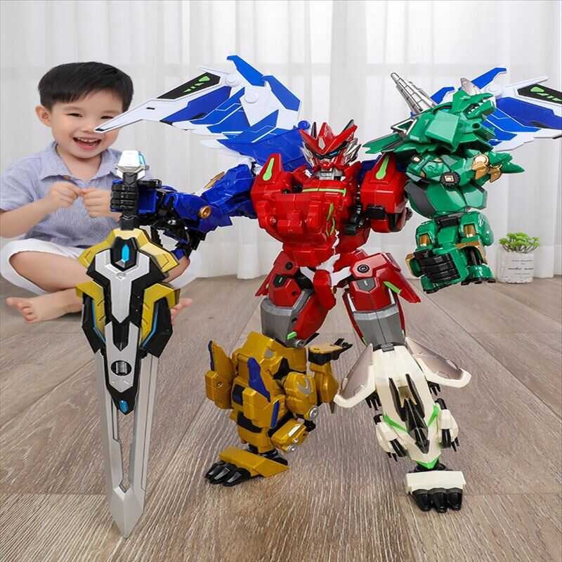 Flying Steel 3 C5 Dragon 2 Fusion Transformed Dinosaur Toy Kong Robot ...