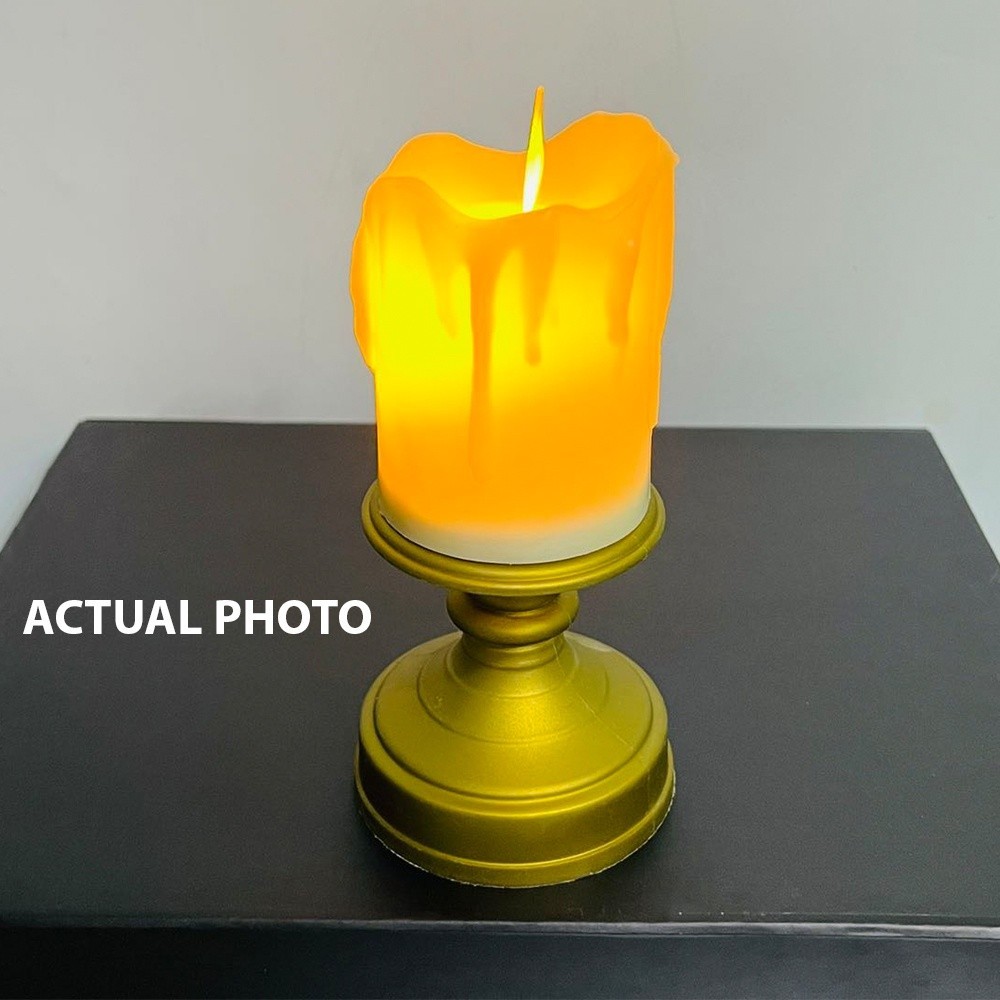 IDA Vintage Style Flickering Candle Flameless Swing LED Light Battery ...