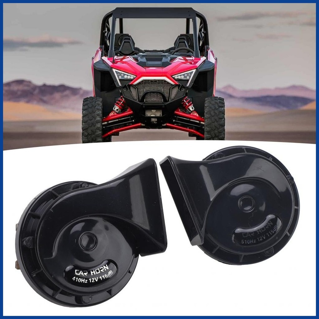 Treee UTV Horn Kit Super Loud 12V 80A Relay Universal 1 Pair for ...