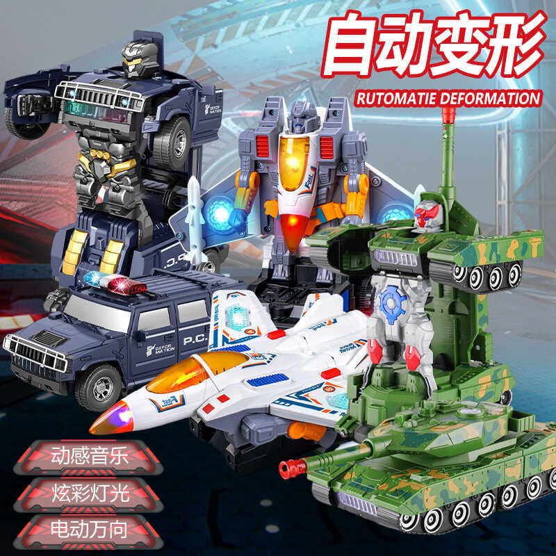 Top Electric Universal Automatic Deformation Tank Car Of Police King ...